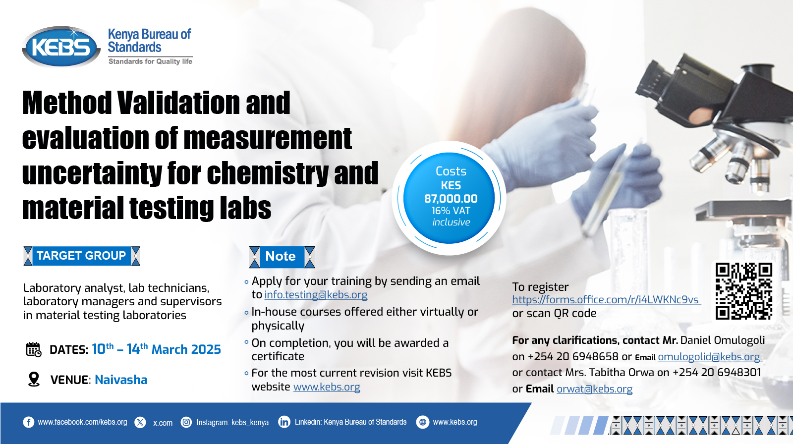 Kenya Bureau of Standards – Standards for Quality Life