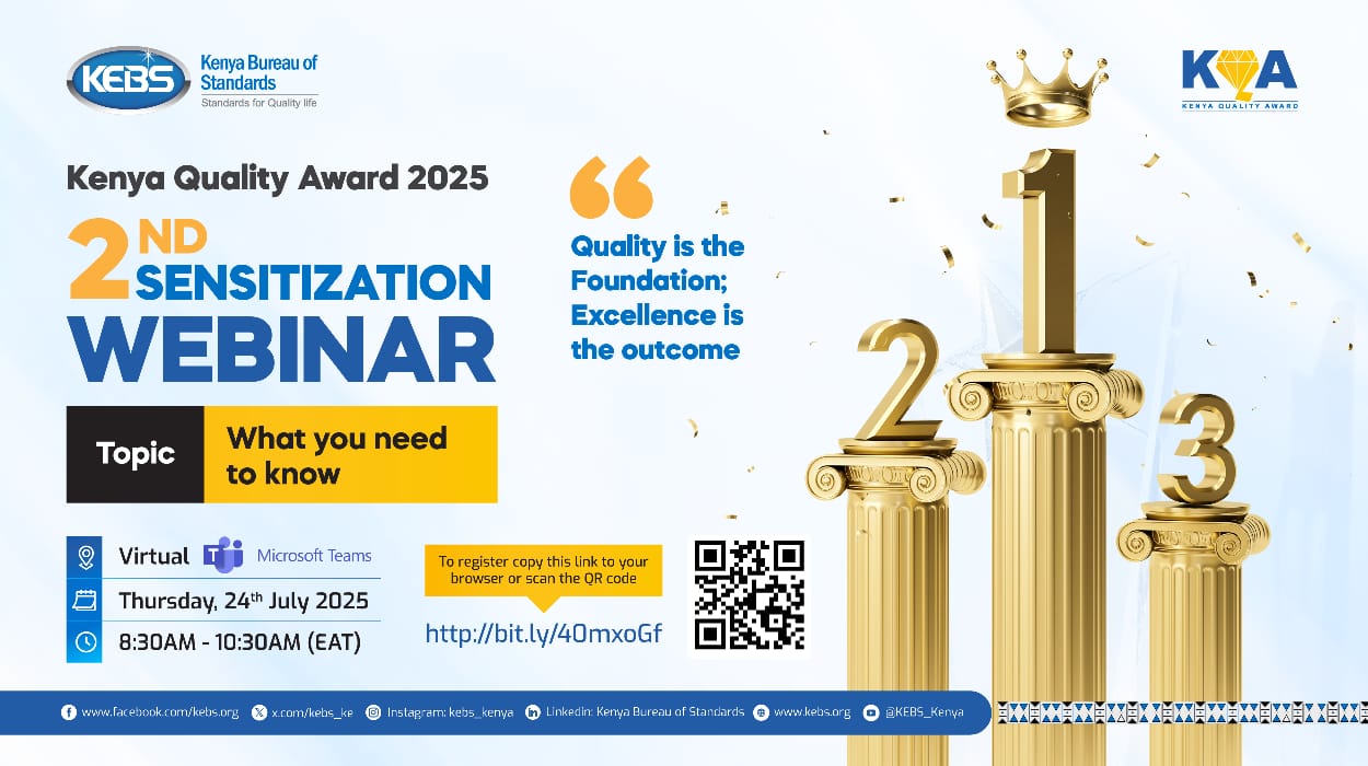 Kenya Bureau of Standards – Standards for Quality Life