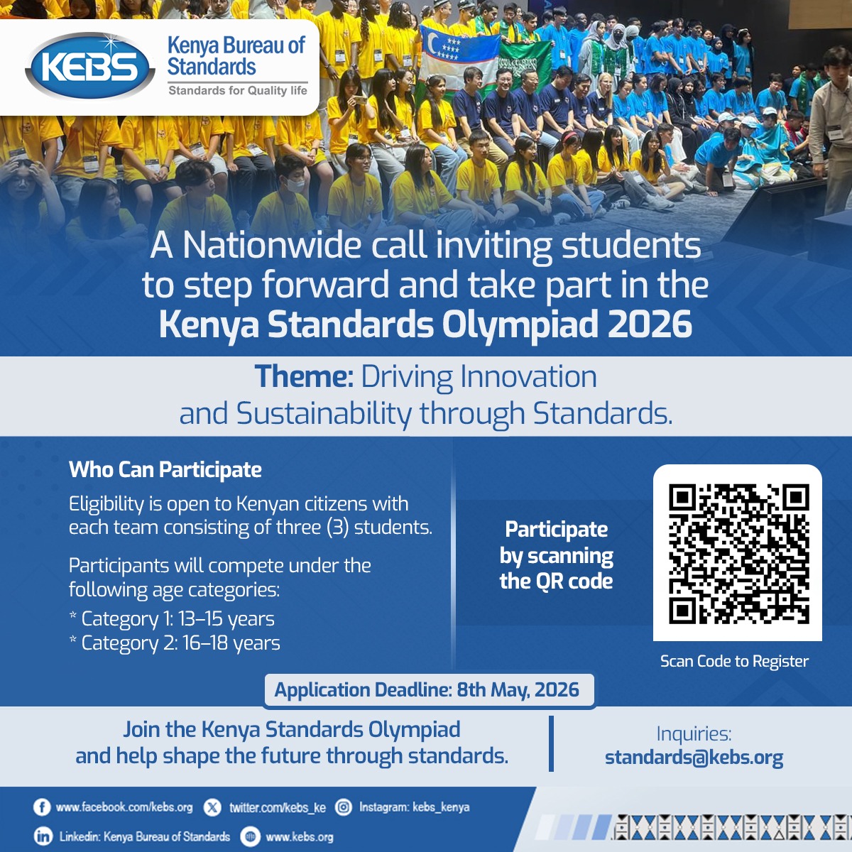 Kenya Bureau of Standards – Standards for Quality Life